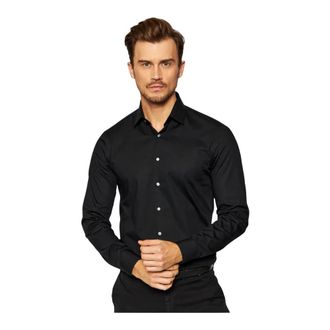 Calvin Klein Homme, Chemises, Noir, Taille: 4XS Chemise Stretch Ajust&eacute;e