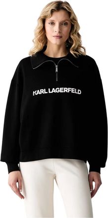 Karl Lagerfeld Damen, Sweatshirts & Hoodies, Schwarzk, SGr&ouml;&szlig;e