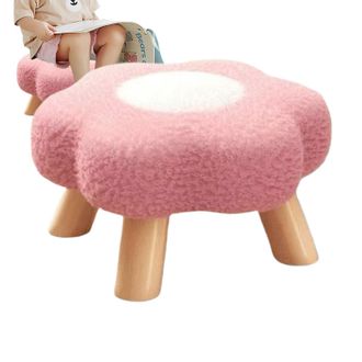 Generic Blumenhocker - runder Ottoman weicher Sitzsack f&uuml;r Wohnzimmer, Schlafzimmer, Kinderzimmer - Beistellhocker f&uuml;r Wohnung, Schlafsaal, Universit&auml;t, Spiel