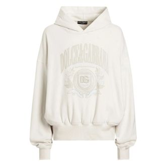 Dolce & Gabbana Homme, Sweatshirts et sweats à capuche, Beige, Taille: M Collection de Pulls Élégants