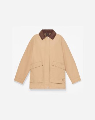 Timberland Wasserabweisende isolierte Wenham Barn-Jacke f&uuml;r Damen in Hellbraun, Damen, Braun, Gr&ouml;&szlig;e