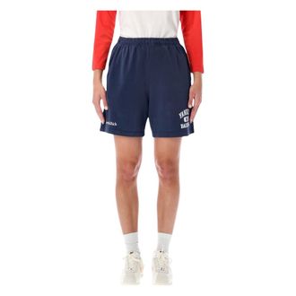 Sporty & Rich Femme, Shorts, Bleu, Taille: 42 FR Yankees Ivy Gym Shorts