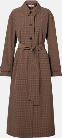 R&oacute;he R&oacute;he Manteau ceintur&eacute; &agrave; carreaux