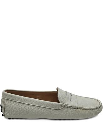 Tod's Strukturierte Gommini Loafer - Nude