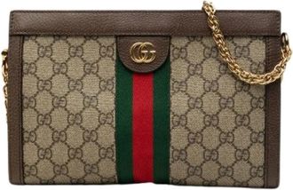 Gucci Pre-owned Sac bandouli&egrave;re Ophidia - Femme - Pre-owned - Brun - Taille: ONE Size