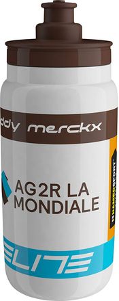 Elite Unisexs Fly AG2R 2020 Wasserflasche, wei&szlig;/braun, 550 ml