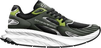 Emporio Armani Low-Top Sneaker - Sneakers Black - Gr. US_10_5 - in Schwarz - für Damen