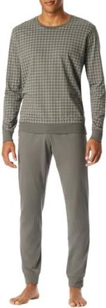 Uncover by Schiesser Uncover Nightwear Ensemble de Pijama, Gris 177162, 56 Hommes