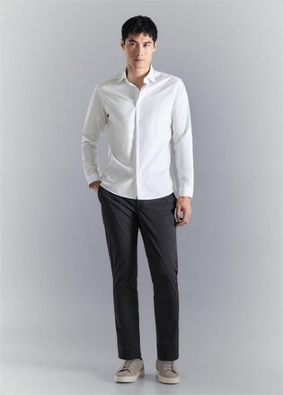 Mango Chemise en coton confort stretch sans repassage blanc - Homme - XXL - MANGO MAN