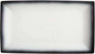 Maxwell & Williams Caviar Granite Platte, Servierplatte, Premium-Keramik, Granit, 34.5 x 19.5 cm, AX0268