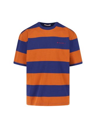 Marni Gestreiftes T-Shirt