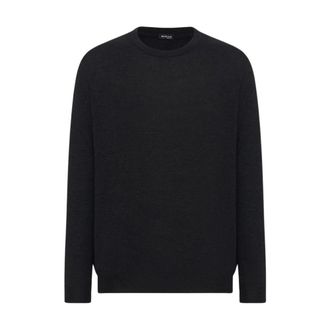 Kiton Cashmere and Silk Icon Top - - Knitwear - Herren - Schwarzk - 2XL