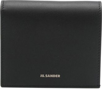 Jil Sander Homme, Accessoires, Noir, Taille: ONE Size Portefeuille Tri-Compartiment