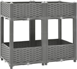 vidaXL Lit sur&eacute;lev&eacute; 80x40x71 cm Polypropyl&egrave;ne Vidaxl