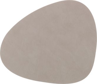 Lind DNA LindDNA 2 Stück Tischset CURVE L Nupo light grey 37x44cm, quality 1,2 mm