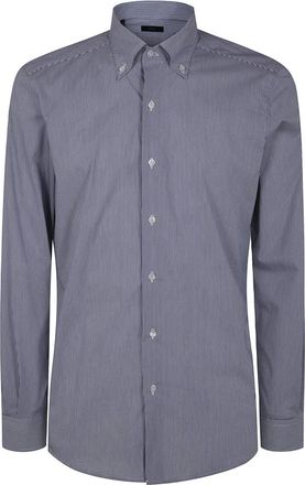 Fay Homme, Chemises, Bleu, Taille: 2XL Chemise D&eacute;contract&eacute;e &agrave; Boutons