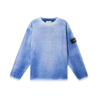 Stone Island Homme, Pulls, Bleu, Taille: M Pull Ras du Cou