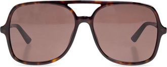 Chlo&eacute; Femme, Accessoires, Brun, Taille: 57 MM Lunettes de soleil