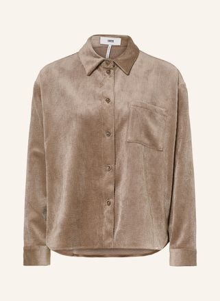 Cinque Cinque Hemdbluse Citari Aus Cord beige