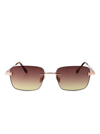 Tom Ford Eyewear Jake Sonnenbrille mit eckigem Gestell - Rosa
