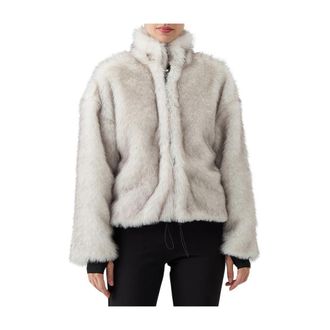 Just Cavalli Ecopelliccia Bianca Coulisse-40 - - Jackets - Damen - Wei&szlig; - S