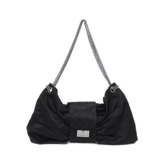 Chanel Pre-owned Seiden-Umh&auml;ngetasche - - Pre-owned - Damen - Schwarzk - ONE SIZE