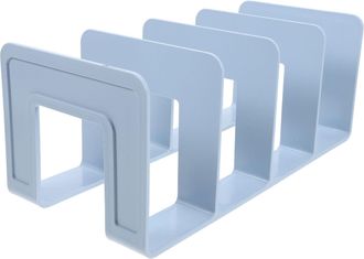 FOMIYES Verstellbare Buchst&uuml;tze aus Robustem Material mit 4 F&auml;chern Gro&szlig;er Kapazit&auml;t und Abgerundeten Kanten Organizer f&uuml;r B&uuml;cher Akten und Zeitschriften Am S