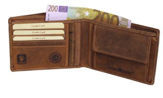 Greenburry Vintage Geldb&ouml;rse Leder 12 cm