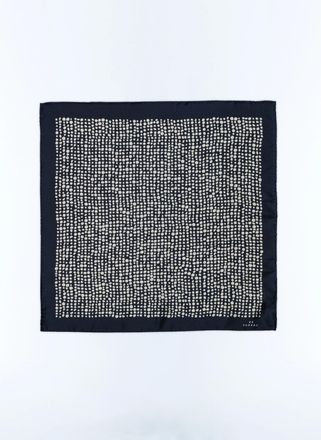 Fursac Pochette en soie à imprimé - Taille Unique - Homme