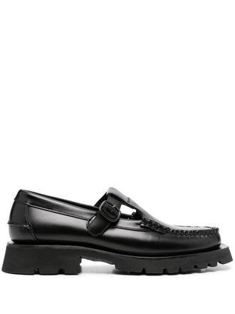 Hereu mocassins Alber en cuir verni - Noir