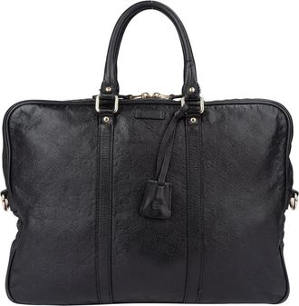 Gucci Crossbody Bags - Gucci GG Leather Monogram Business Handbag - Gr. unisize - in Bunt - f&uuml;r Damen