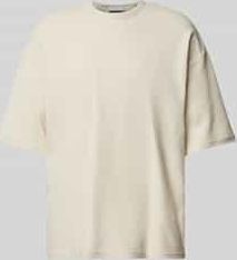 Review T-Shirt mit Strukturmuster