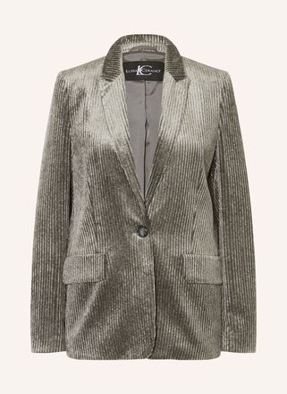 Luisa Cerano Luisa Cerano Cordblazer Mit Glitzergarn grau