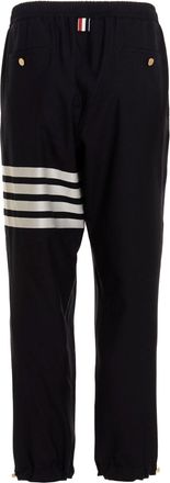 Thom Browne 4 Bar Wool Trousers - Black