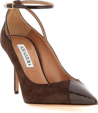 Aquazzura Womens Brown Calfskin High Heel Pumps