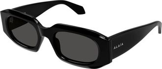 Alaia Femme, Accessoires, Noir, Taille: 53 MM Lunettes de soleil rectangulaires en ac&eacute;tate