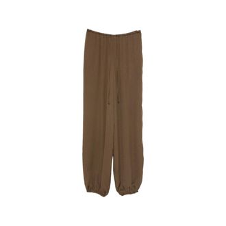 Forte_Forte Wide Hosen - - Trousers - Damen - Braun - XS