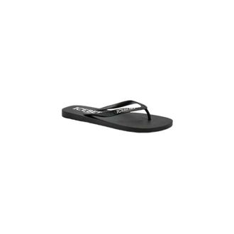 Iceberg Homme, Chaussures, Noir, Taille: 41 EU Tongs Minimalistes avec Logo Vertical