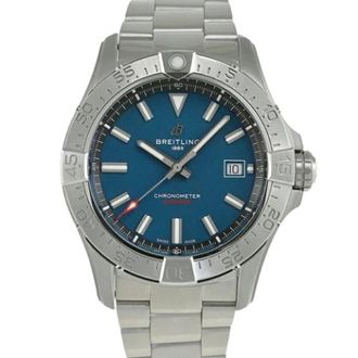 Breitling Montre automatique Pre-owned - Homme - Pre-owned - Bleu - Taille: ONE Size