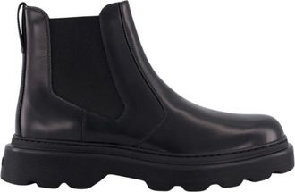 Tod's Homme, Chaussures, Noir, Taille: 42 1/2 EU Botte Carrarmato Noire