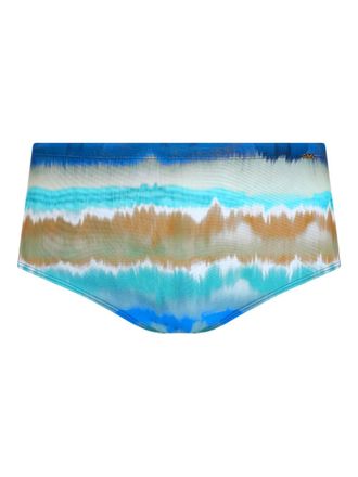 Amir Slama short de bain à imprimé tie dye - Bleu