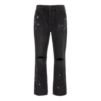 Purple P011 Jeans mit Knieschlitz und Farbeffekten - - Jeans - Herren - Schwarzk - W36