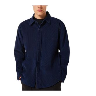 Oakley Streetpeak Cord Overshirt - - Shirts - Herren - Blau - XL
