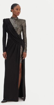 BABYLON Abendkleid T_S00823 Schwarz Slim Fit