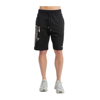 Marcelo Burlon Herren, Shorts, Schwarzk, XSGr&ouml;&szlig;e