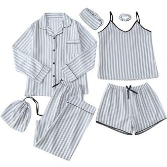 Generic Tenues da&eacute;roport 2026 pour femmes - Tenue 2 pi&egrave;ces - Pull court &agrave; manches longues - Pantalon de surv&ecirc;tement &agrave; jambe large - Ensemble de voyage dautomn