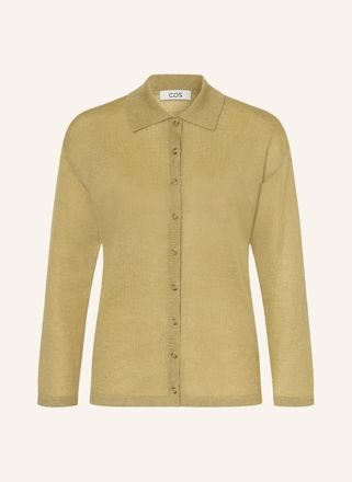 COS Cos Strickjacke Mit Mohair gruen