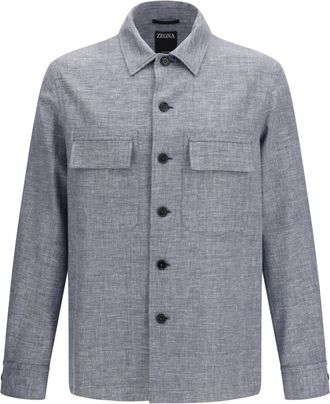 Ermenegildo Zegna Crossover Hemdjacke - - Jackets - Herren - Grau - L