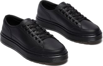 Dr. Martens Sneaker DR. MARTENS Brookline, Herren, Gr. 40, schwarz (schwarz classic), Nappaleder, Schuhe Sneaker, Sneaker mit dicker Laufsohle