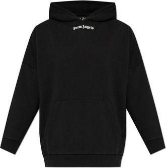 Palm Angels Homme, Sweatshirts et sweats &agrave; capuche, Noir, Taille: XL Classic Logo Over Sweat &agrave; capuche